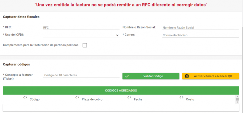Facturación Capufe | Facturar ticket EN LINEA 2024