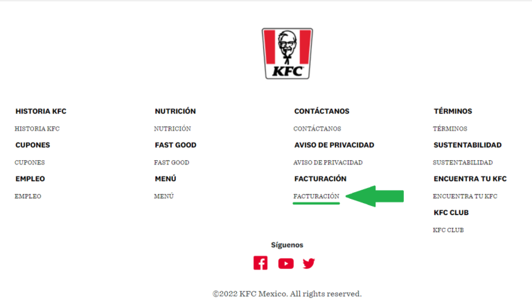 Facturación KFC | Facturar ticket EN LINEA 2024